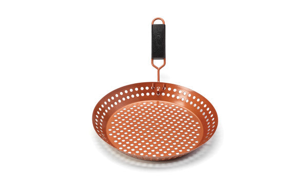 Non-Stick Copper Grill Skillet With Removable Handle | Outset Grillware ...