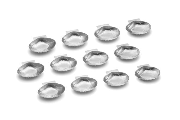 Stainless Steel All Purpose Grillable Sea Shells, Set of 12 | Outset ...