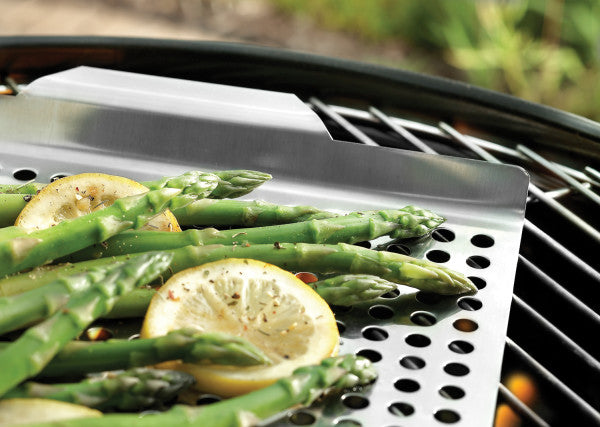 Large Stainless Steel Grill Grid With Handles | Outset Grillware and ...